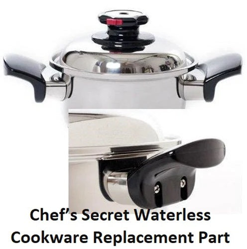 2 SIDE HANDLES for CHEFS SECRET Waterless Cookware Replacement Part ...