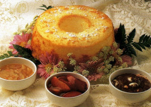 Angel Food Cake with three Topping Sauce Recipes – Health Craft