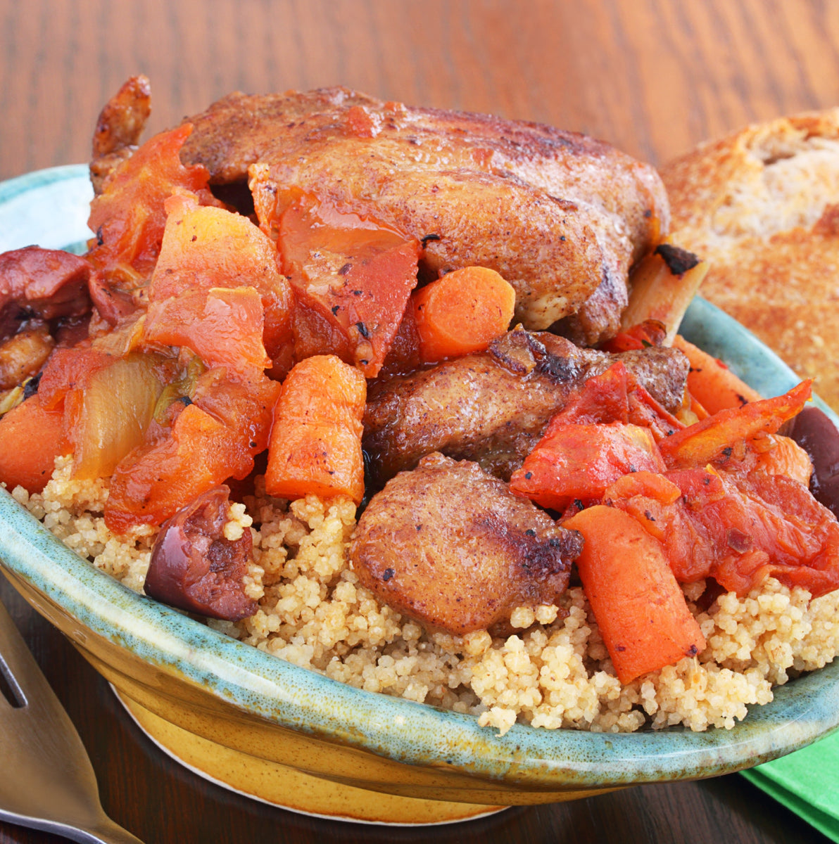 Couscous with Chicken Thighs – Health Craft